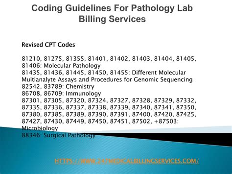 Ppt Coding Guidelines For Pathology Lab Billing Services Powerpoint Presentation Id11735321