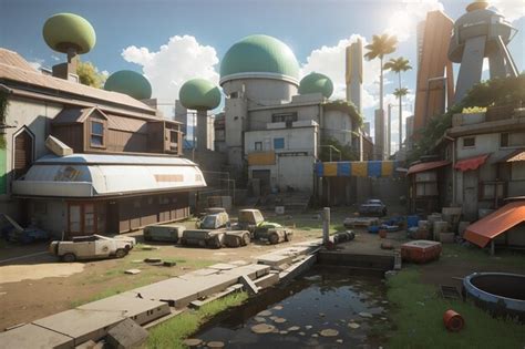 Premium Ai Image 3d Environment Project Scene