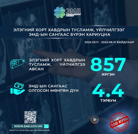 Элэгний хорт хавдрын мэс заслын болон эмийн эмчилгээний төлбөрийн