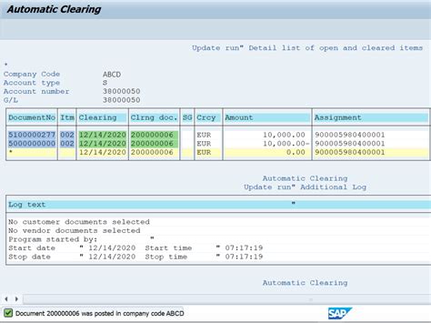 T Code F13 Automatic Clearing In Sap Sapficoblog
