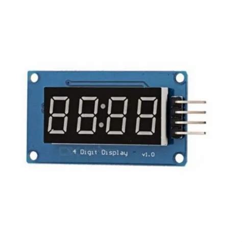 4 digit tm1637 clock display module at ₹ 91 piece arduino shield in