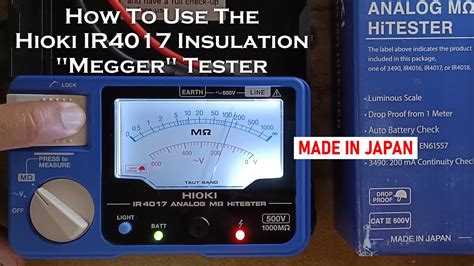 How To Use Megger Insulation Test At Brayden Woodd Blog