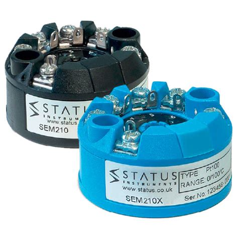 Status SEM210 SEM210X ATEX Temperature Transmitters Process Instrumentation