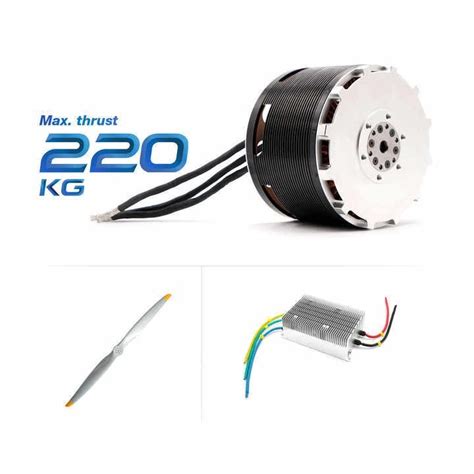 Heavy Lift Drone Propulsion System With 220kg Thrust 240150 Bldc Motor For Evtol Manned Aircraft