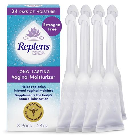 Replens Long Lasting Vaginal Moisturizer 8ct With Single Use