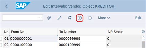 How To Create Number Ranges For Vendor Accounts In SAP Hana