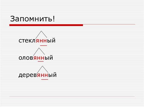Буквы н и нн в именах прилагательных образованных от имен существительных Исключения