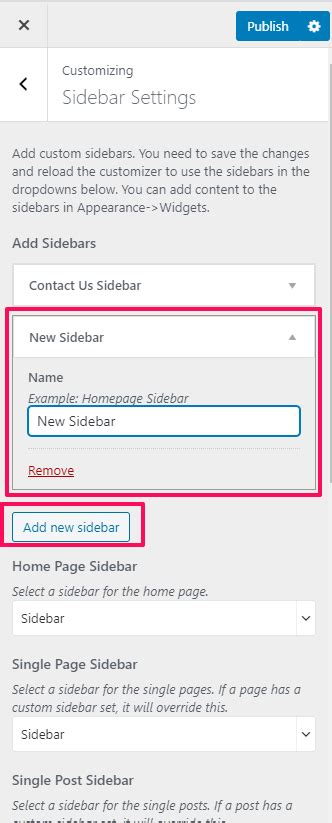 How To Configure Sidebar Settings BlossomThemes