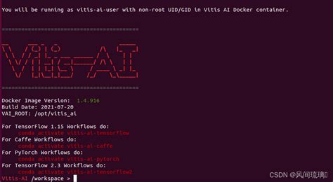 vitis ai环境搭建 docker 安装 vitis ai runtime csdn博客