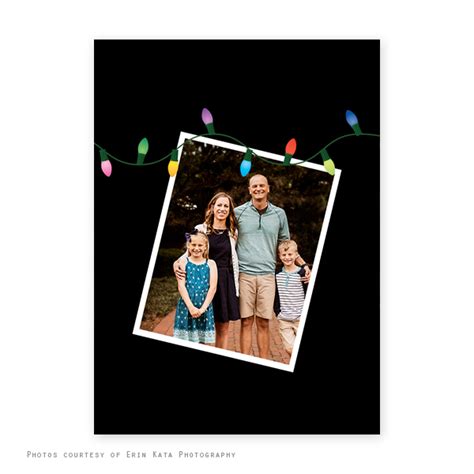 Holiday Card Hanging Lights Squijoo