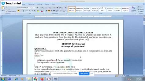 Notes On Class As Basis Of Computation Computer Applications Notes