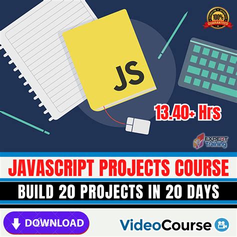 Javascript Projects Course Build 20 Projects In 20 Days Expert Training