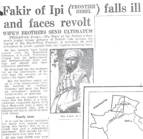 History Of Pashtuns The Only Authentic Photos Of Faqir Of Ipi