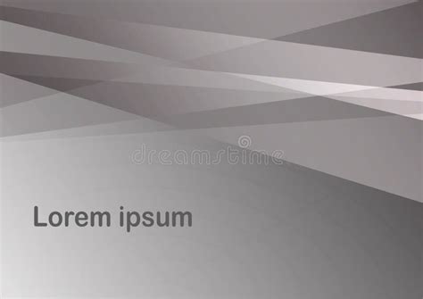 Grey Abstract Background With Text Space Stock Vector Illustration Of Backdrop Square