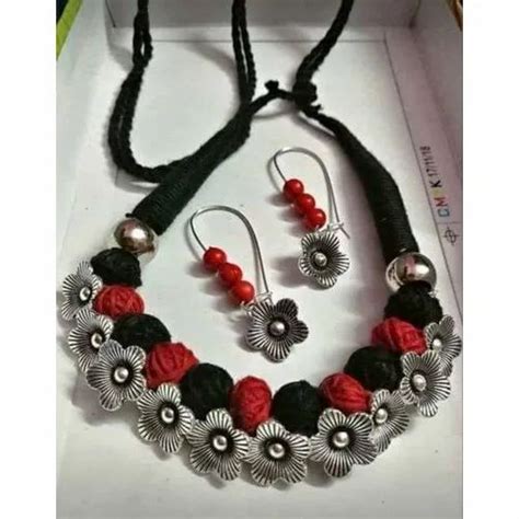 Handmade Terracotta Necklace Set Size Adjustable At Rs 350piece In Delhi