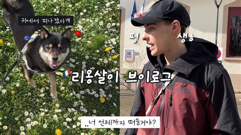 🇫🇷수다쟁이 나라에서 기빨린 내향인🙂‍↕️ 프랑스인 남친 놀려먹는 일상 해외 자취요리 호떡 반응 프랑스 국제커플