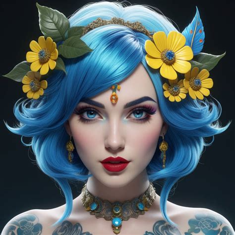 Psychedelic Snow White Nymph Punk Flower Punk Deta By Ertugrul196714 On Deviantart