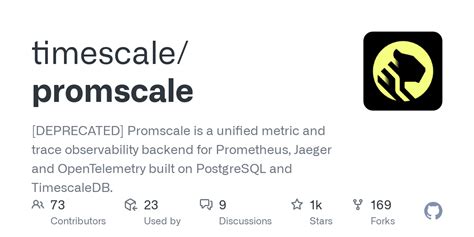 github timescale promscale [deprecated] promscale is a unified metric and trace observability