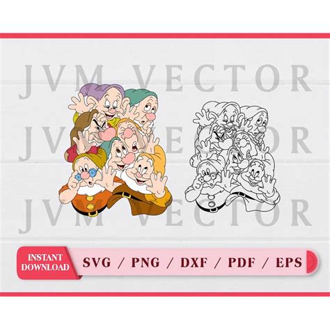 Dwarf Svg Clipart Digital File Inspire Uplift