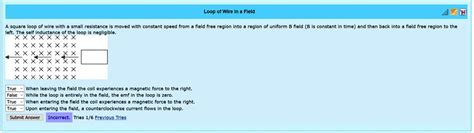 Solved Loop Of Wire In Fileld Square Ioop Wire With Small Resistance