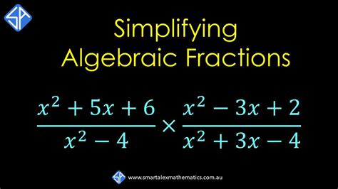 Multiplying Algebraic Fractions With Factorising And Simplifying Youtube