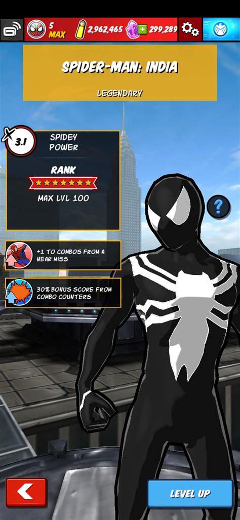 2017 Spider Man Symbiote Suit Mod For Spider Man Unlimited Smu Mods