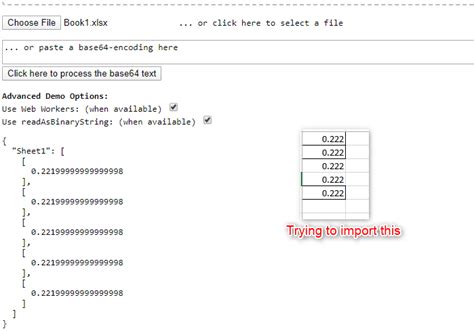 Double Value Is Not Properly Converted To Json Issue 1775 SheetJS