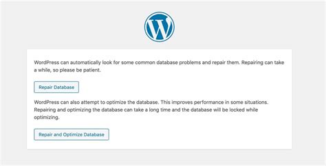 How To Repair Wordpress Database Host Duplex Knowledgebase