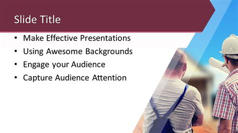 Free Construction Project Proposal Powerpoint Template Free