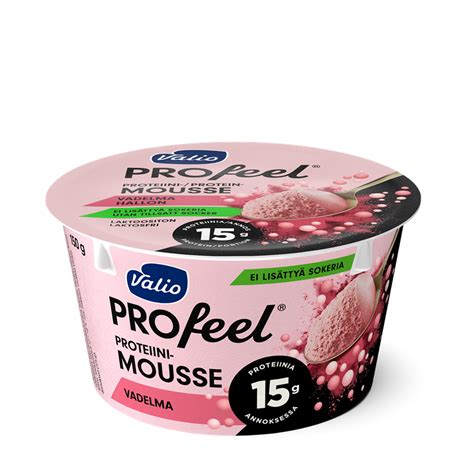 Valio Profeel® Proteiinimousse Vadelma Valio