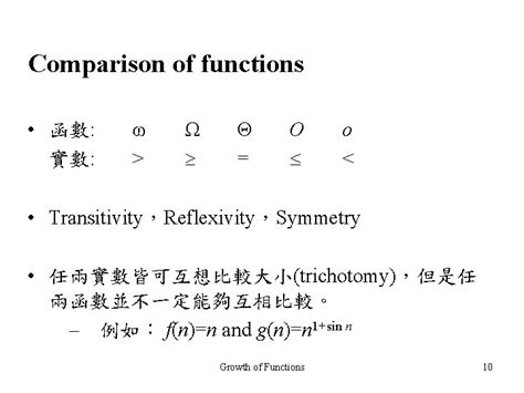 Growth Of Functions Asymptotic Notation Notation