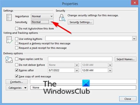 How To Mark Email As Normal Personal Private Or Confidential In Outlook