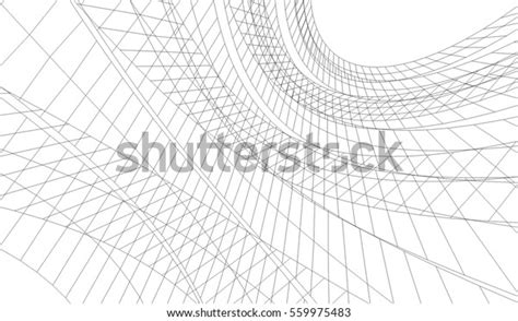Abstract Architecture 3d Design Stock Vector Royalty Free 559975483 Shutterstock
