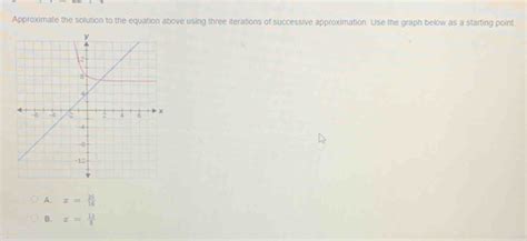 solved approximate the solution to the equation above using three