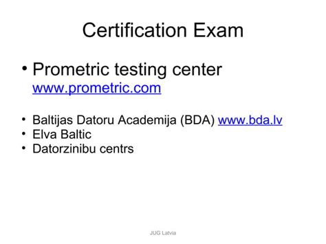 Java Certification Ppt