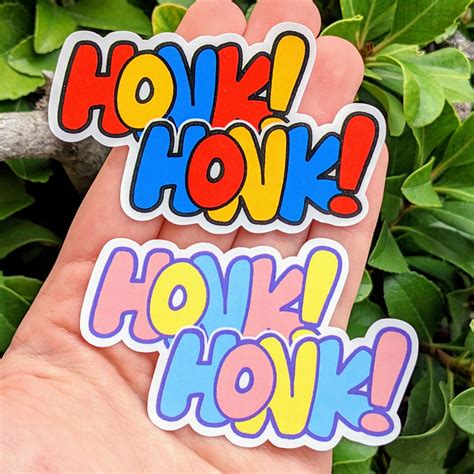 Honk Honk Stickers Milky Tomato