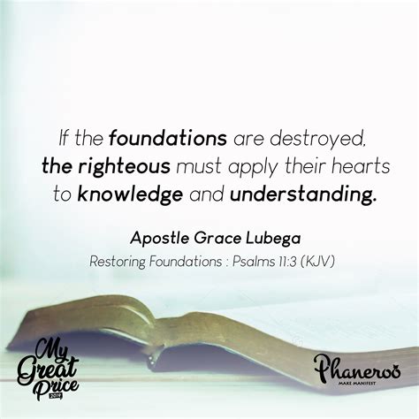 Restoring Foundations Phaneroo