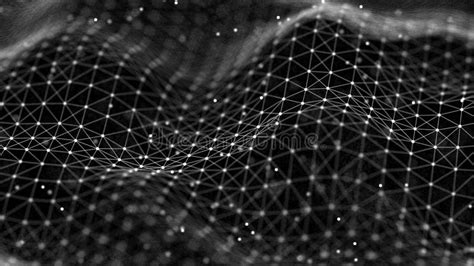 Data Technology Background Abstract Background Connecting Dots And Lines On Dark Background