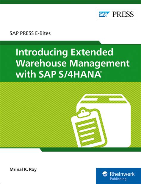 Sap Ewm Extended Warehouse Management With Sap S 4ha By Sap Press