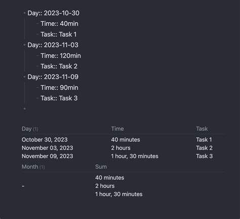 Sum Of Hours In Dataview Help Obsidian Forum