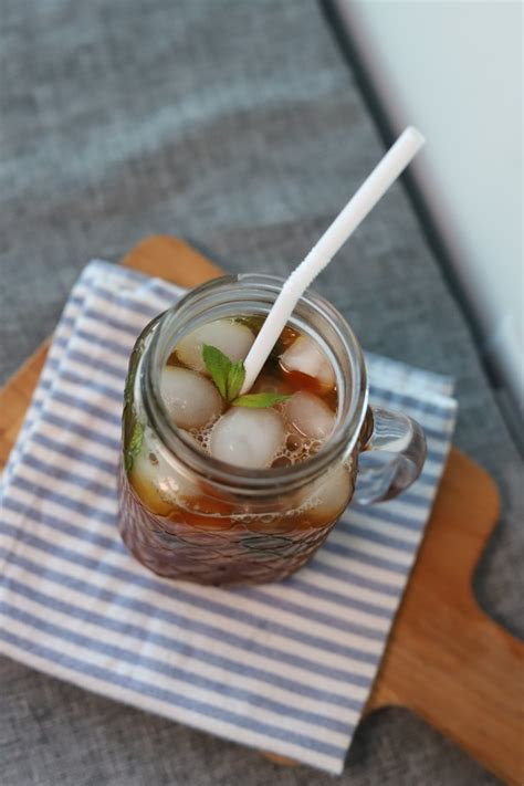 홍차효능 담은 홈메이드 아이스티 만들기