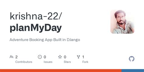 Github Krishna 22planmyday Adventure Booking App Built In Django
