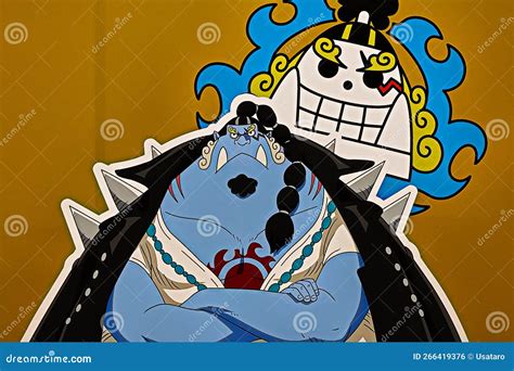 Photo Of Anime Characters Jinbe From One Piece Film Red Editorial Photo