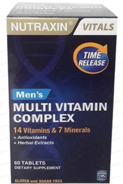 Nutraxin Mens Multivitamin Complex 60 Tablets Price In Pakistan Uses Dosage Side Effects