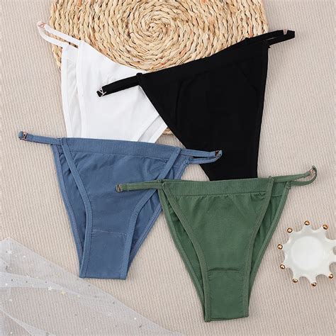 Salsporf 섹시한 여성 속옷 팬티 란제리 원활한 부드러운 팬티 단색 탄성 속옷 Aliexpress