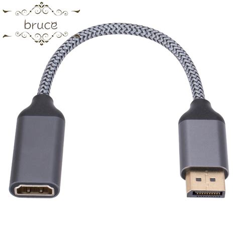 Cabo Adaptador Bruce Tipo C Para Hdmi Dp Da Mesma Tela De Usbc De Proje O Estendida De