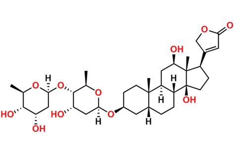 Digoxin Ep Impurity F Cas No 5297 05 2 Digoxigenin Bisdigitoxoside