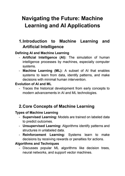 Solution Navigating The Future Machine Learning And Ai Applications