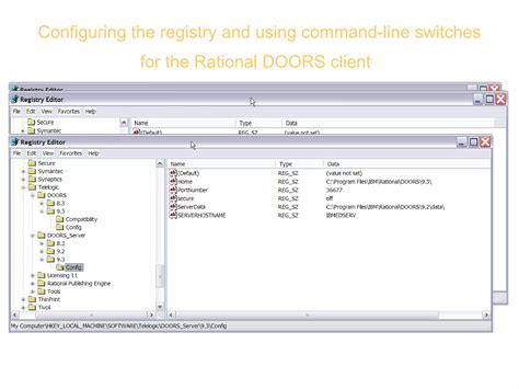 dynamic object oriented requirements system doors ppt databases