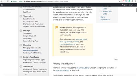 Adding A Metabox To Our Custom Post Type Simple Wordpress Plugin